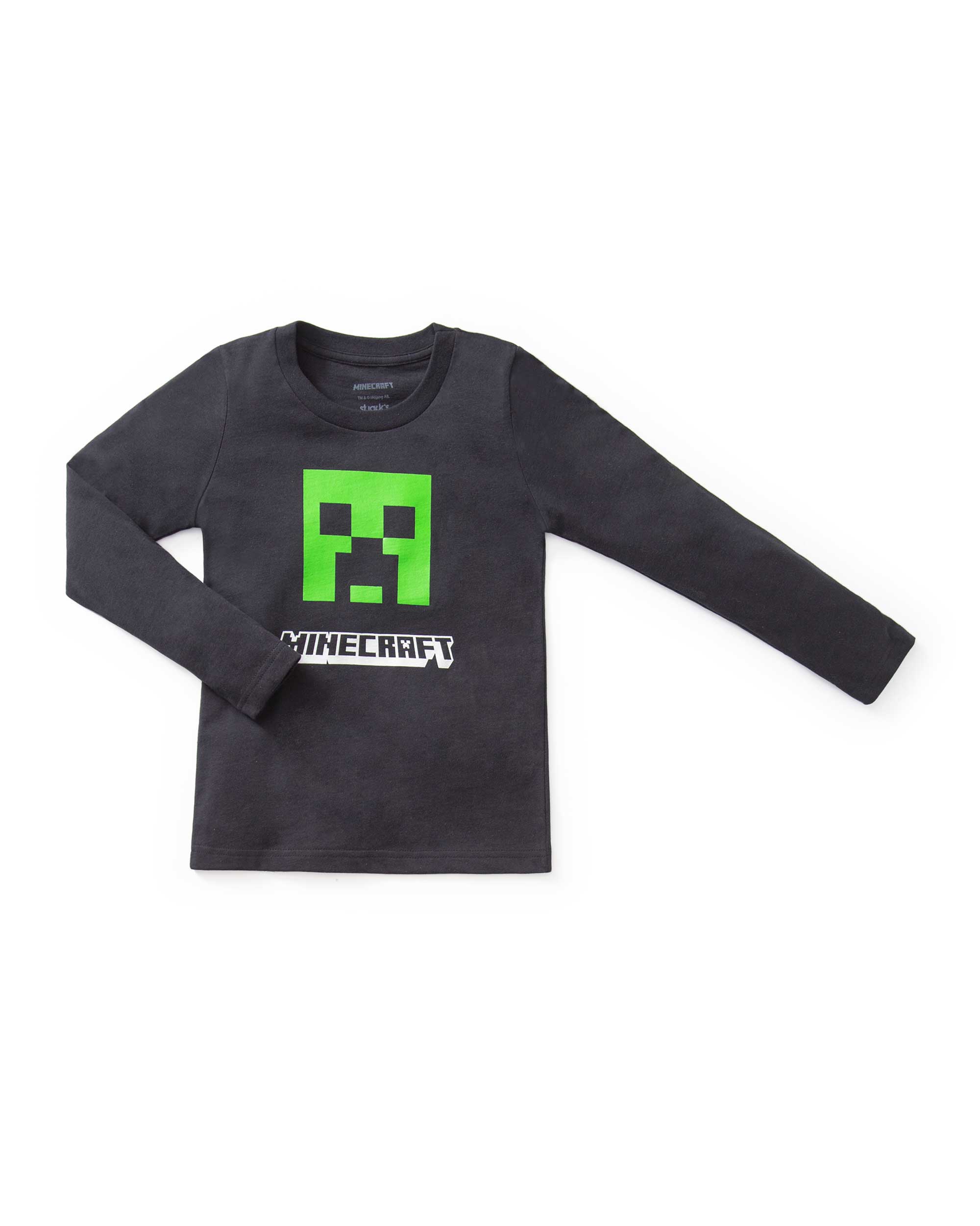 Creeper Con El Logotipo De Minecraft